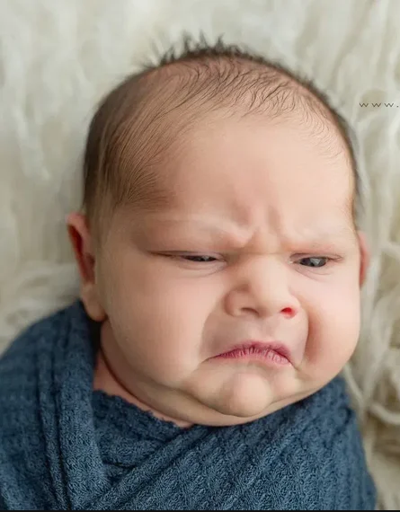 Grumpy Baby Pictures Will Melt Your Heart | The Demon's Den